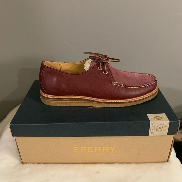 Sperry | Shoes | Sperrymens Gold Captains Ox Tan Boat Loafers Shoes 7 ...